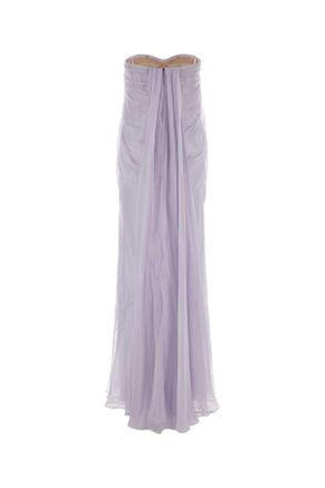 Alexander McQueen Bustier Dress - Purple