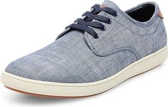 Steve Madden Homme Fenta Baskets Tendance, Tissu Bleu, 43 EU