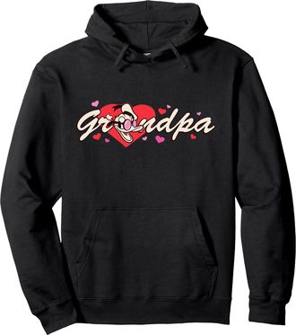 Disney Valentines Day Grandpa Gift Family Matching Trip Pullover Hoodie