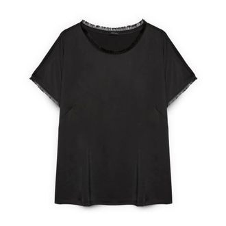 Fiorella Rubino Damen, Blusen & Hemden, Schwarzk, SGr&ouml;&szlig;e
