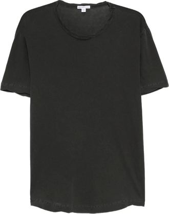 James Perse t-shirt à col rond - Gris