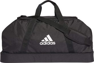 adidas Unisex Tiro Primegreen Bottom Compartment Duffel Bag, Black/White, L