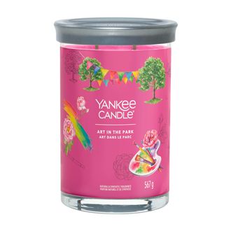 Yankee Candle Company Signature Duftkerze | Art in The Park Große Tumbler Kerze mit Doppeldochten | Sojawachs-Mischung lang brennende Kerze | perfekte Geschenke für Frauen 