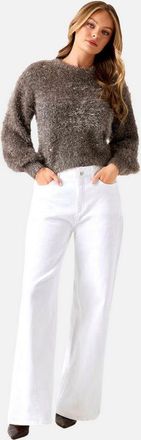 Guess Strickpullover Pullover Kira Strickpullover R-Neck (1-tlg)