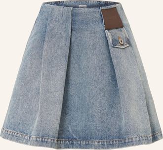 Loewe Jeansrock blau