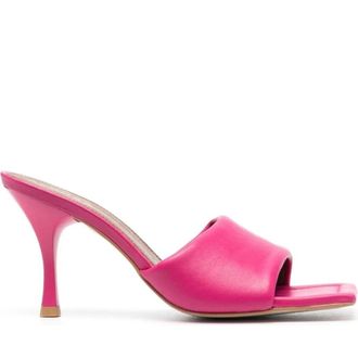 Alohas Rosa Puffy Mules Flache Sandalen - - Shoes - Damen - Rosa - 36 EU