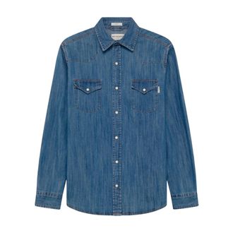 Roy Rogers Homme, Chemises, Bleu, Taille: L Martin Denim Shirt