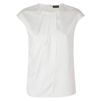 Emporio Armani &Auml;rmellose Oberteile - - Tops - Damen - Wei&szlig; - S