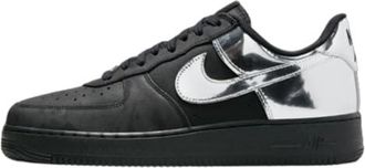 Nike Homme Air Force 1 Low Retro Sneaker, Black Chrome Black, 44 EU