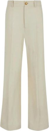 P.A.R.O.S.H. P.a.r.o.s.h., Femme, Pantalons, Beige, Taille: 38 FR Wide Pantalons