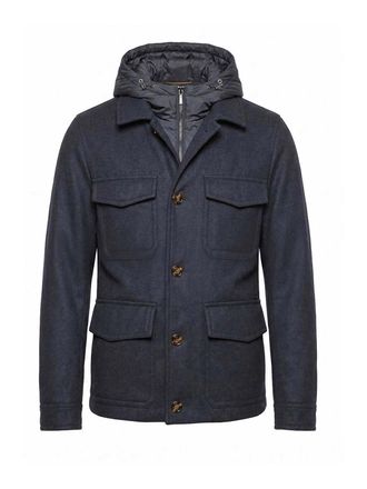 Moorer Veste Casual - Bleu