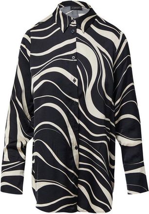 s.Oliver Langarmbluse Bluse Hemdbluse mit All-over-Print