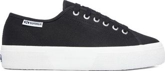 Superga Sneakers aus Stoff Platform Leggera S2142ZW Schwarz