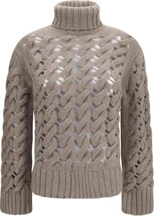 P.A.R.O.S.H. Pullover mit Rollkragen - - Knitwear - Herren - Braun - M
