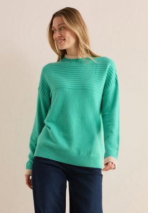 Cecil Strickpullover mit Kontrastdetails