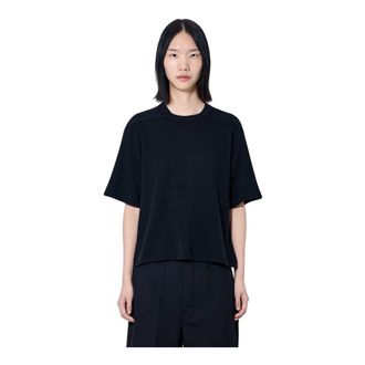 Rick Owens Cropped Brad T-Shirt - - Tops - Damen - Schwarzk - M