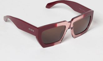 Alaia Cat-Eye-Sonnenbrille mit rechteckigem, zweifarbigem Acetatgestell