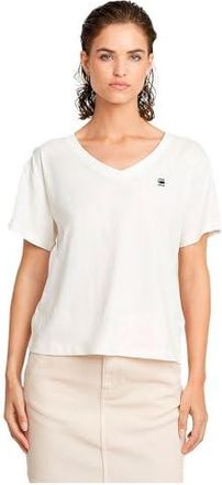 G-Star G-Star Femme Haut Open V Relaxed, Blanc (lt chalk D26067-D601-1284), S