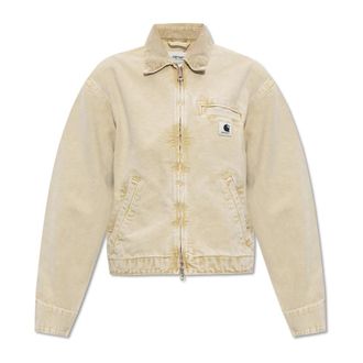 Carhartt Work in Progress Jacke mit Logopatch - - Jackets - Damen - Beige - M