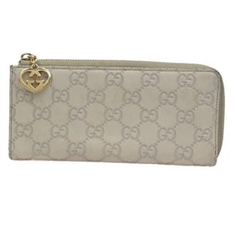Gucci Portefeuille zipp&eacute; Interlocking G Pre-owned - Femme - Pre-owned - Beige - Taille: ONE Size