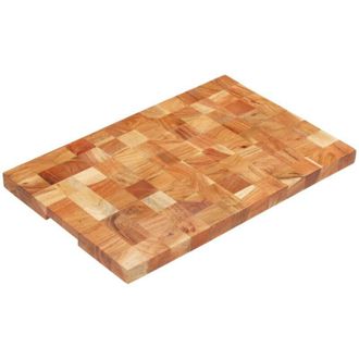 vidaXL vidaXL Planche &agrave; d&eacute;couper 60x40x3,8 cm Bois dacacia massif