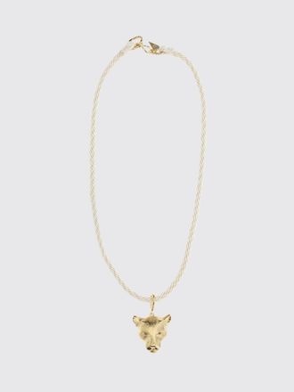 Forte_Forte Collier ras-du-cou en bronze et viscose avec pendentif