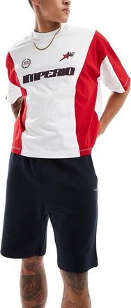 HUGO BOSS BOSS - Green Headlo - Shorts aus Jersey in Marineblau