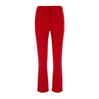 Valentino Garavani Cady Pant - - Trousers - Damen - Rot - XS