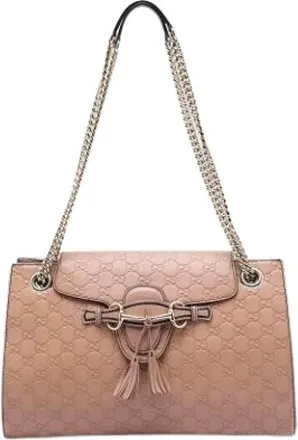 Gucci Pre-owned Cuir sacs-gucci - Femme - Pre-owned - Brun - Taille: ONE Size
