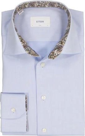 Eton Herren Hemd blau Kent