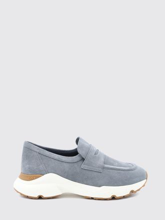 Tod's Mocassins en daim avec barrette et semelle en caoutchouc