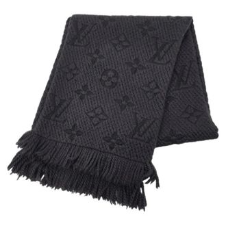 Louis Vuitton Foulard en soie Vintage Pre-owned - Femme - Pre-owned - Noir - Taille: ONE Size