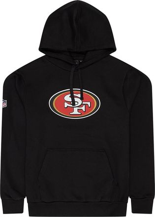 New Era San Francisco 49ers NFL Team Logo Hoody Schwarz Kapuzenpullover - XXL