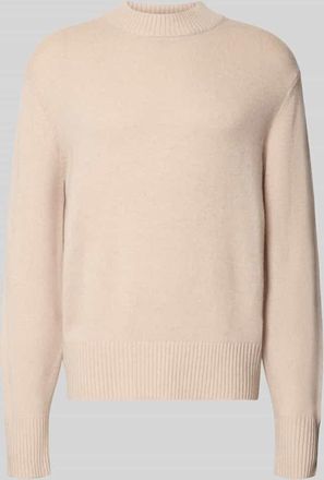 Selected Pullover aus Kaschmir mit Rippabschl&uuml;ssen