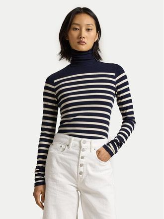 Polo Ralph Lauren Rollkragenpullover 211947943001 Dunkelblau Slim Fit