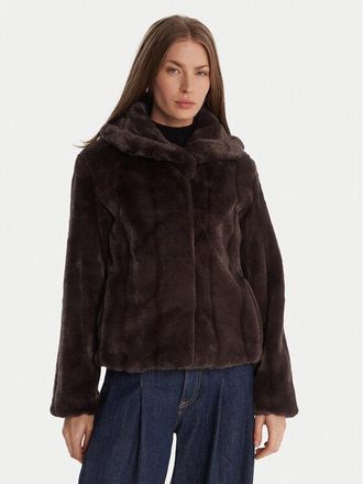 Guess Pelzmantel W0BL0N WDCH0 Braun Regular Fit