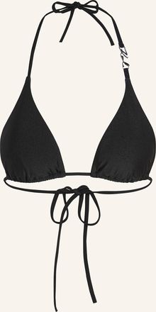Karl Lagerfeld Bikini-Top schwarz