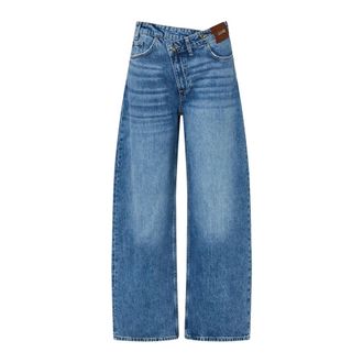 Liu Jo Pant Straight Awry Reg W - - Jeans - Damen - Blau - W29