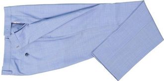 Daniel Hechter Herren Hosen blau Schurwoll-Stretch