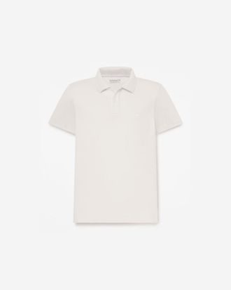 Timberland Oyster River Kurzarm-Polohemd mit schmaler Passform f&uuml;r Herren in Wei&szlig;, Herren, Wei&szlig;, Gr&ouml;&szlig;e