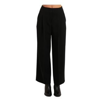 HUGO BOSS Wide Leg Hosen - - Trousers - Damen - Schwarzk - S