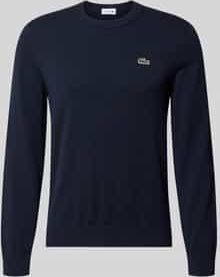 Lacoste Regular Fit Strickpullover aus Baumwoll-Mix