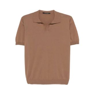 Tagliatore Polo Shirt - - Tops - Herren - Braun - XL