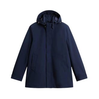 Woolrich Barrow Mac Soft Shell Mantel - - Jackets - Herren - Blau - M