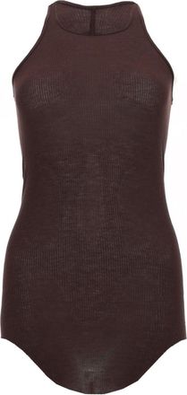 Rick Owens Viscose-Silk Blend Shirt - Brown