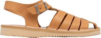 Fracap Femme, Chaussures, Brun, Taille: 36 EU Flat Sandales