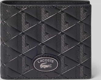 Lacoste Portemonnaie aus echtem Leder Modell Nomogramme Wallet
