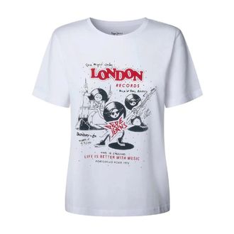 Pepe Jeans London Balbina T-Shirt - - Tops - Damen - Wei&szlig; - XS