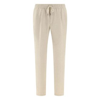 Boggi Milano Homme, Pantalons, Beige, Taille: XL City Linen Pantalons