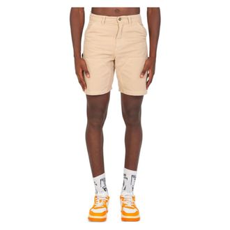 Barrow Beige Patch Canvas Shorts - - Shorts - Herren - Beige - W29